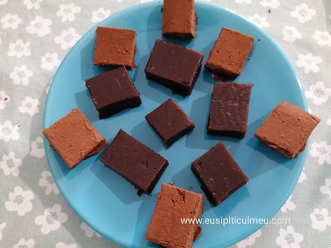 Rahat de casa (cu cacao) fara lapte, fara ou, fara gluten, vegan, de ...